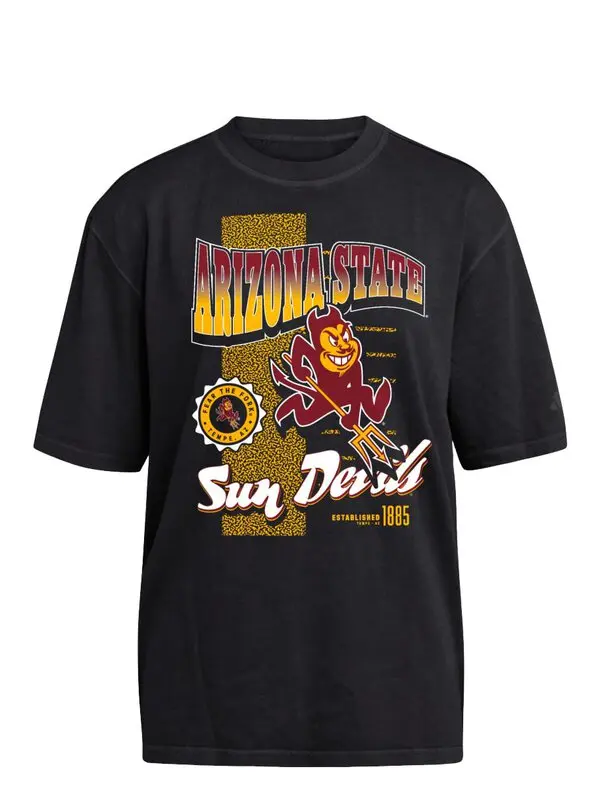 Adidas Arizona State Sun Devils Premium Fashion Tee Black - Black / Multi