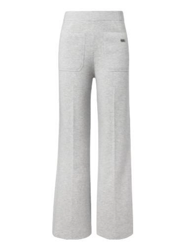 Victoria Beckham Wool And Cashmere Wide-leg Pants - Grey