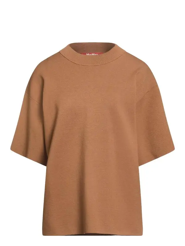 Max Mara Solid Color Jumpers - Brown