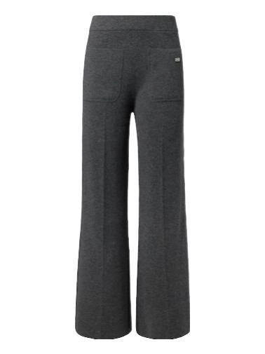 Victoria Beckham Wool And Cashmere Wide-leg Pants - Grey