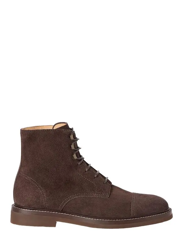 Brunello Cucinelli Suede Boots - Mocha