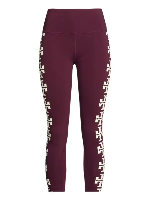 Tory Burch Printed Leggings - Red