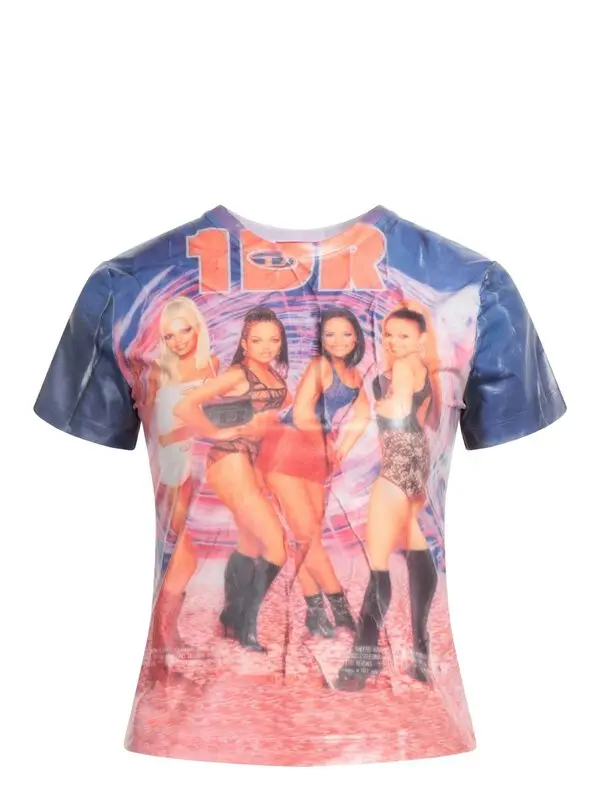 DIESEL® Printed T-shirts - Pink