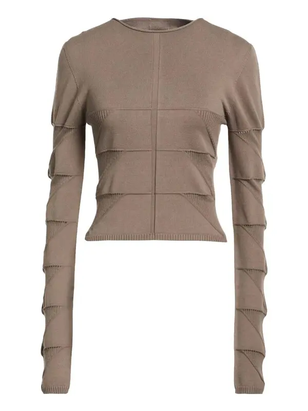 Rick Owens Minimalist Knit Longsleeve Top - No