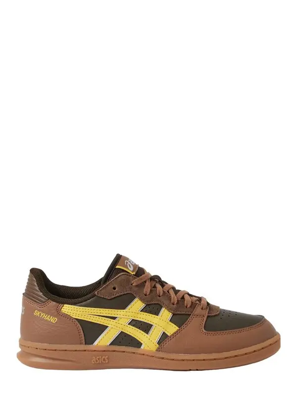 Asics Leather And Suede Sneakers - Brown