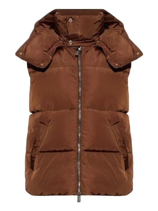 Dsquared2 Hooded Down Vest - Brown