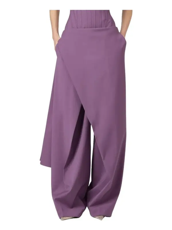 Giuseppe Di Morabito Wide-leg Casual Trousers - Purple