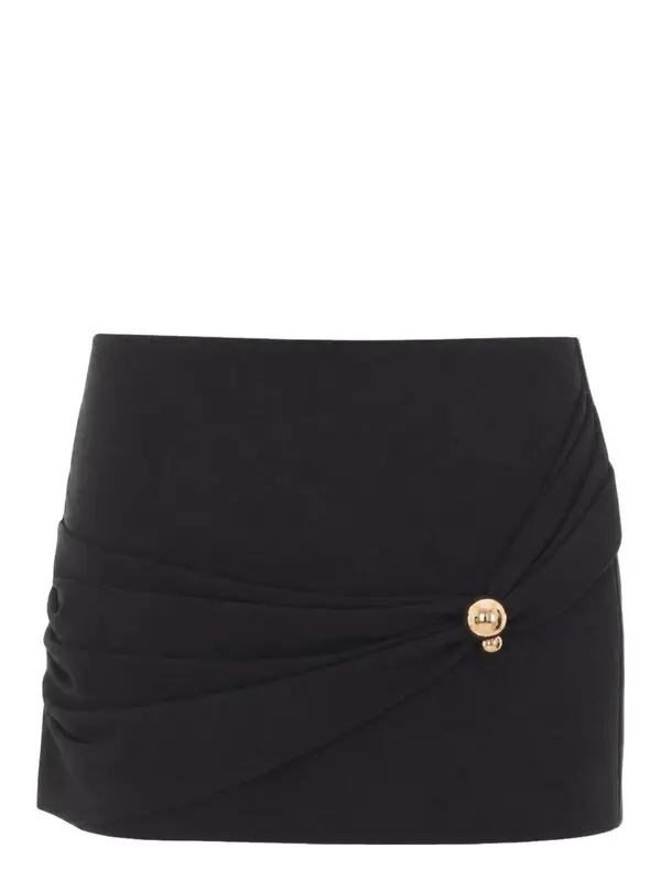 ANIYE BY Tylo Draped Mini Skirt - Black