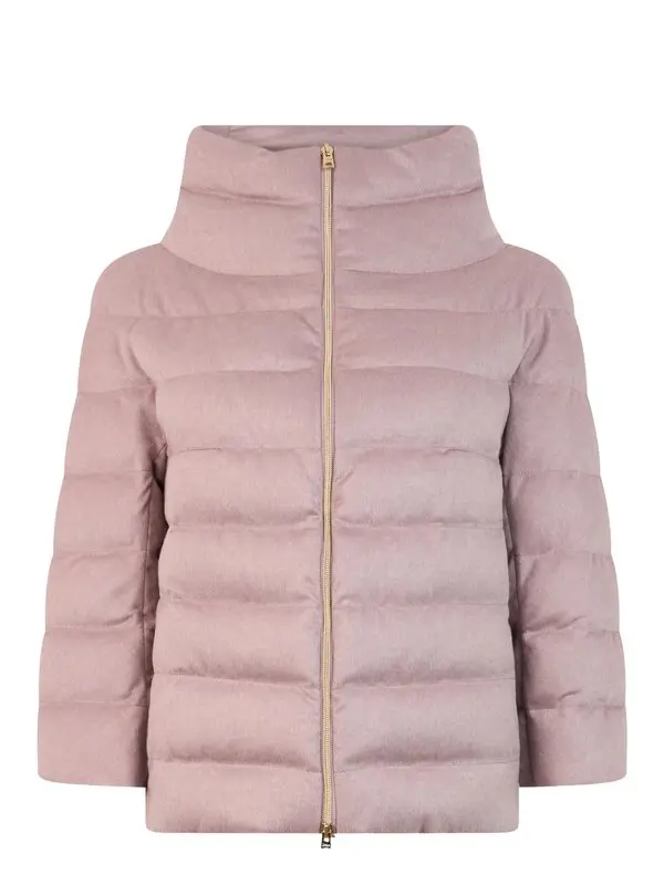 Herno Padded High-collar Jacket - Pink