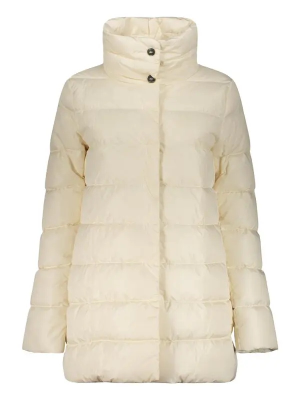 Herno Padded High-neck Coat - Nude