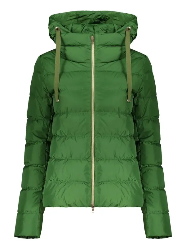 Herno Hooded Down Jacket - Green
