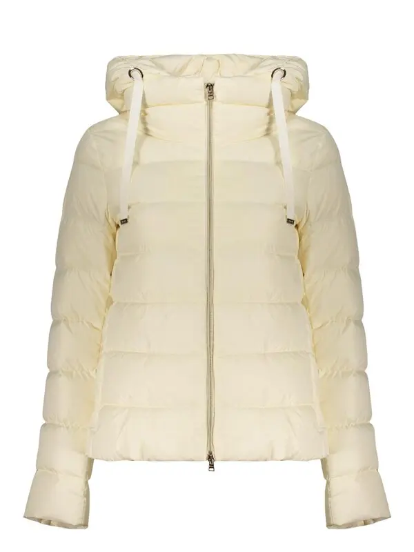 Herno Hooded Padded Jacket - Light Ivory