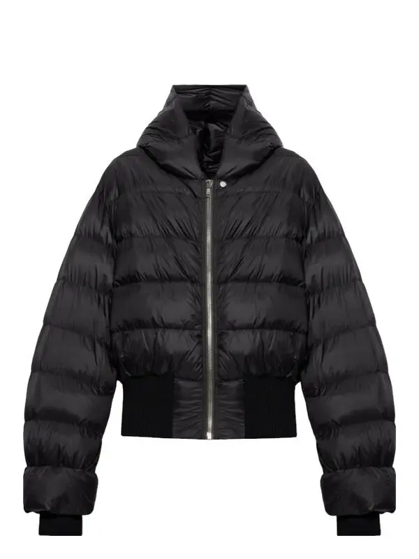 Rick Owens Hooded Puffer Jacket - Black