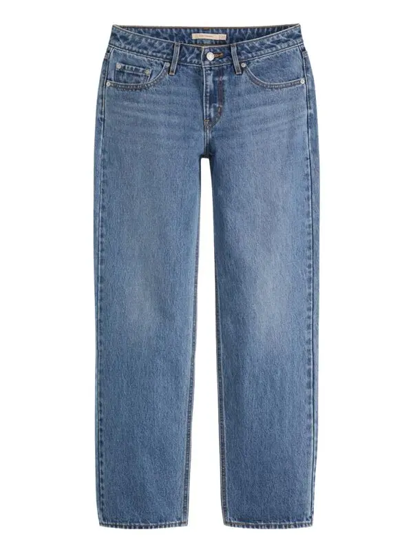 LEVI'S Low Straight Jeans - Medium Wash