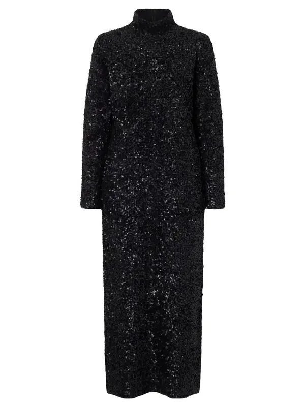 Adam Lippes Sequined Knitted Maxi Dress - No