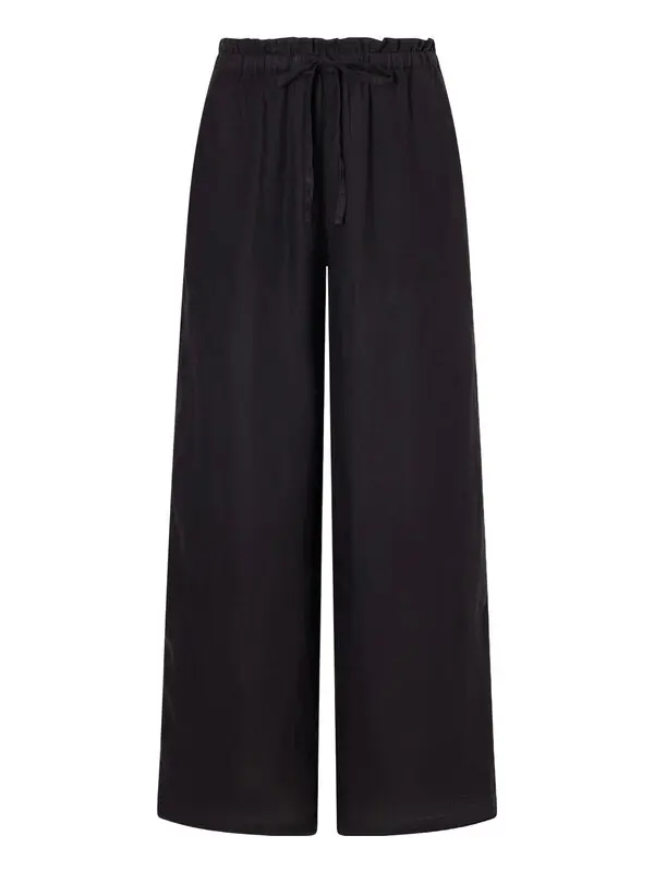 JAMES PERSE Linen Wide-leg Pants - No