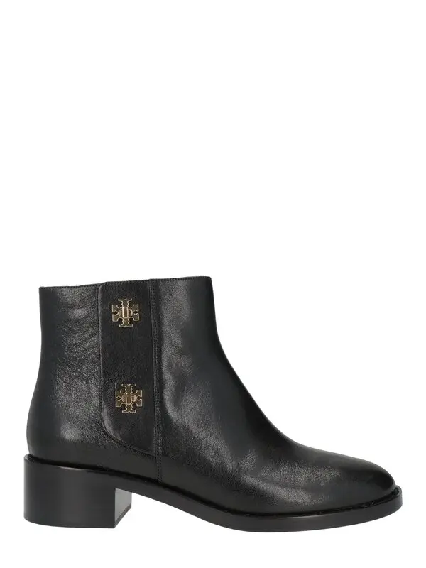 Tory Burch Minimal Leather Boots - Black