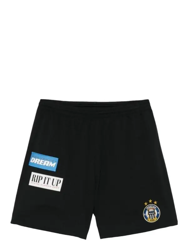 Martine Rose Elastic Waist Shorts - Black