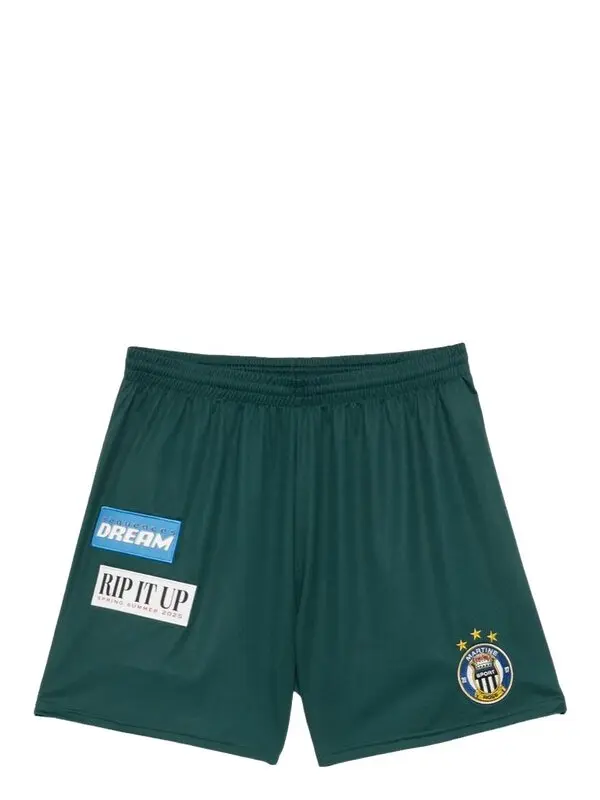 Martine Rose Elastic Waist Shorts - Green