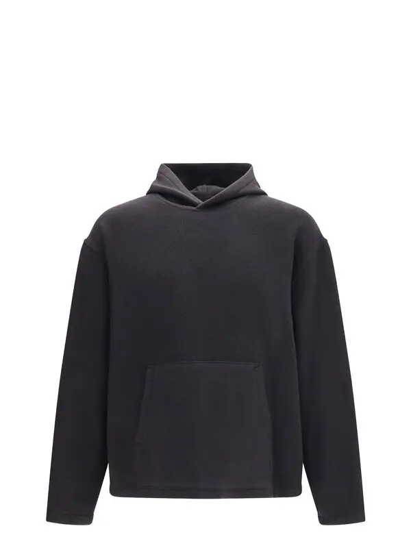 RIER Virgin Wool Hooded Sweater - Black