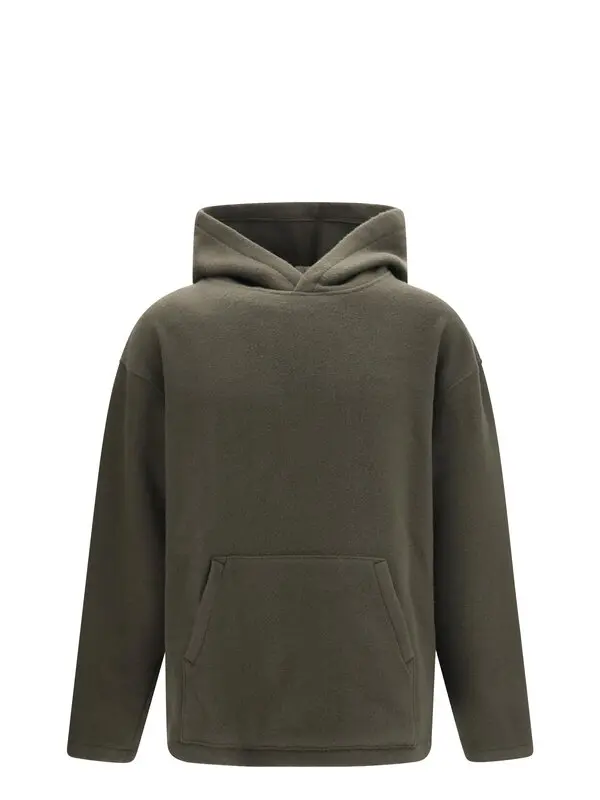 RIER Virgin Wool Hooded Sweater - Green