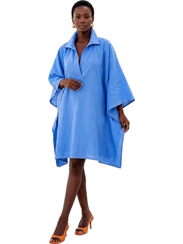 BELYED HANDCRAFT Zaphira Short Kaftan - Blue