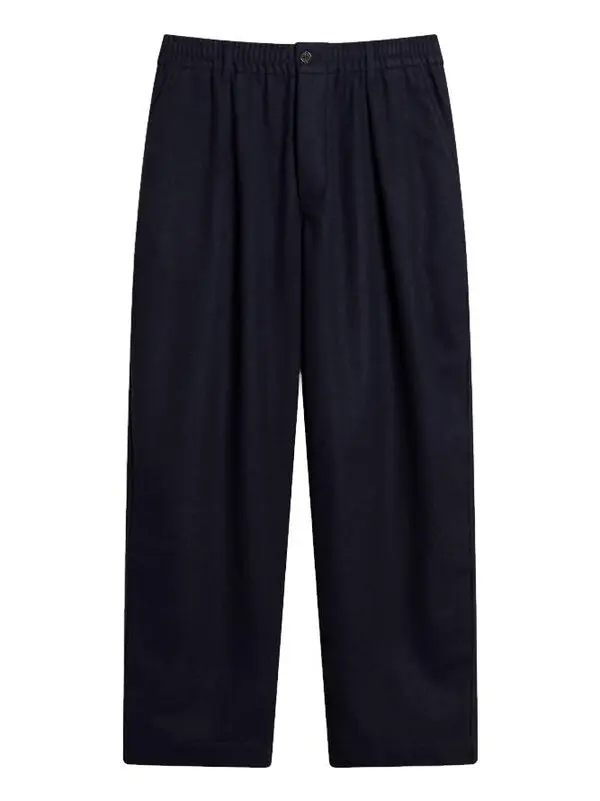 Universal Works Dublin Wool Mix Oxford Pant - Dark Navy