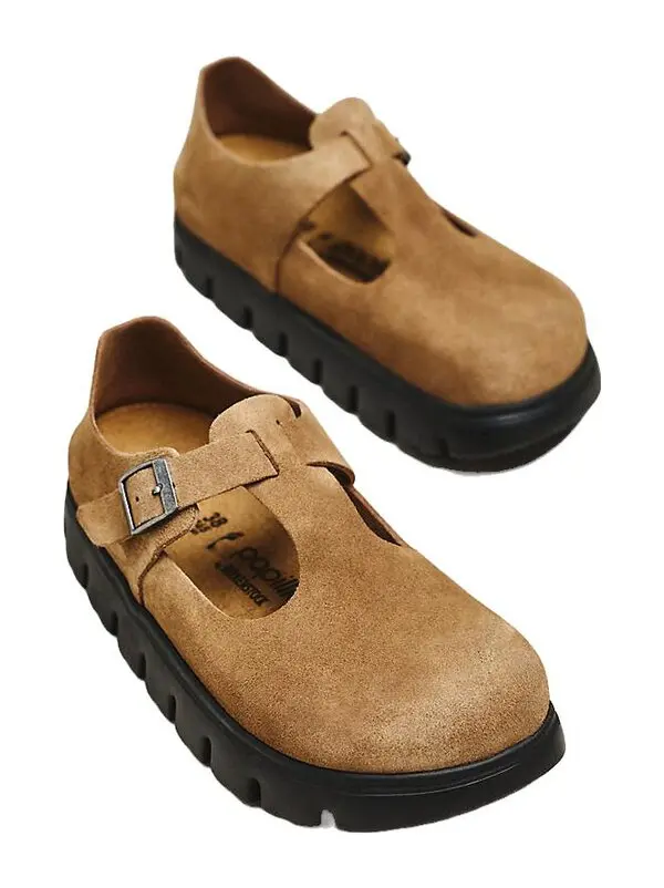 BIRKENSTOCK Paris Chunky Shoes - Gray Taupe