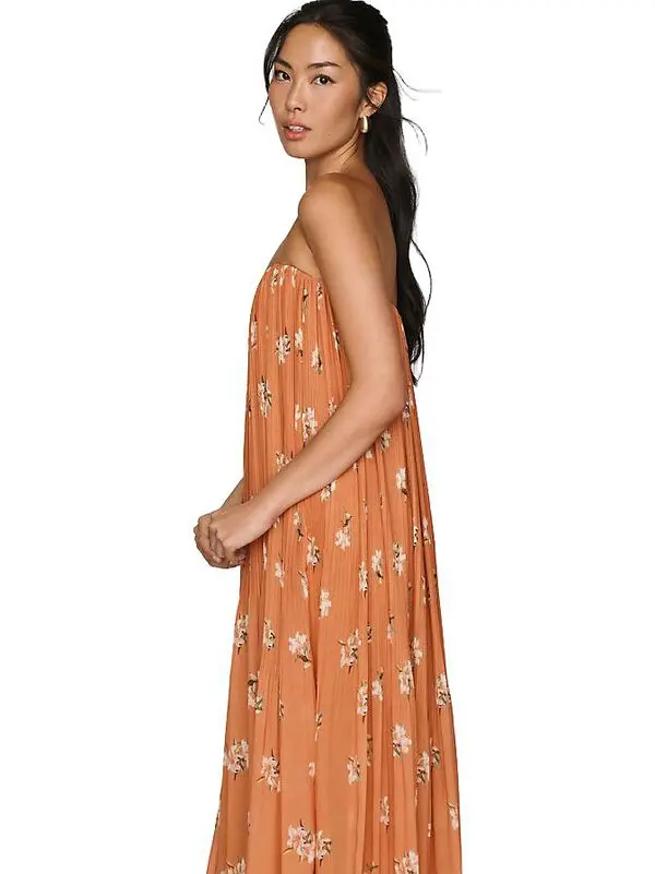 LEO LIN Dahlia Sweetheart Gown - Orange