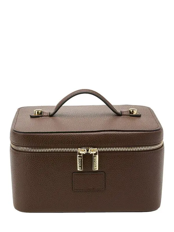 ETOILE COLLECTIVE Vanity Case In Brown - Espresso