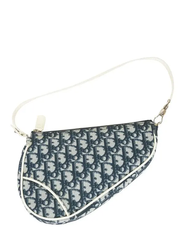 Dior Diorissimo Pochette Saddle Bag - Navy