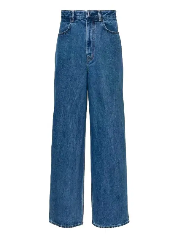 Givenchy Low-crotch Wide-leg Jeans - Blue
