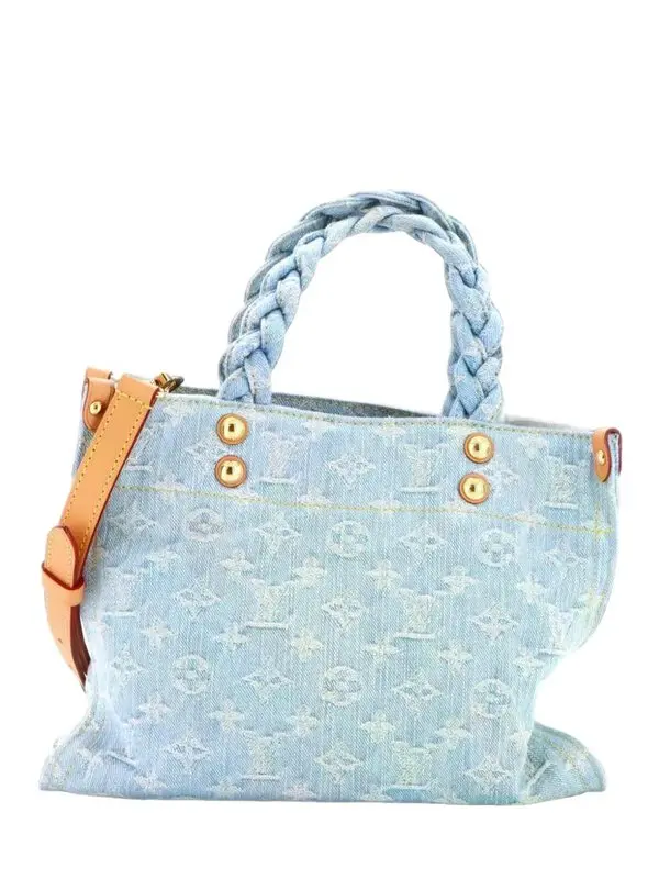 LOUIS VUITTON Let Go Monogram Denim Pm Tote Bag - Blue