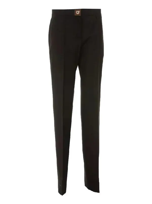 Givenchy Turnlock-detail Tailored Trousers - Black