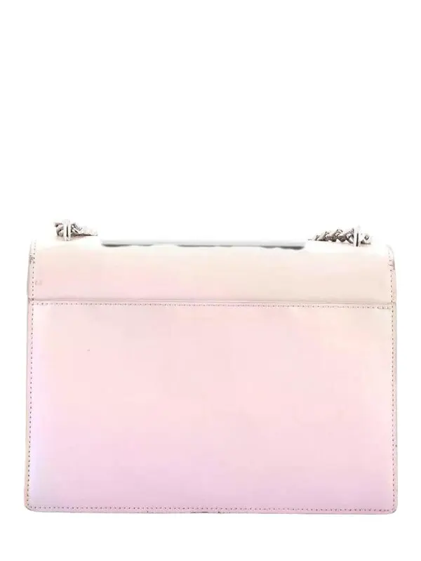 Saint Laurent Sunset Leather Medium Crossbody Bag - Neutrals