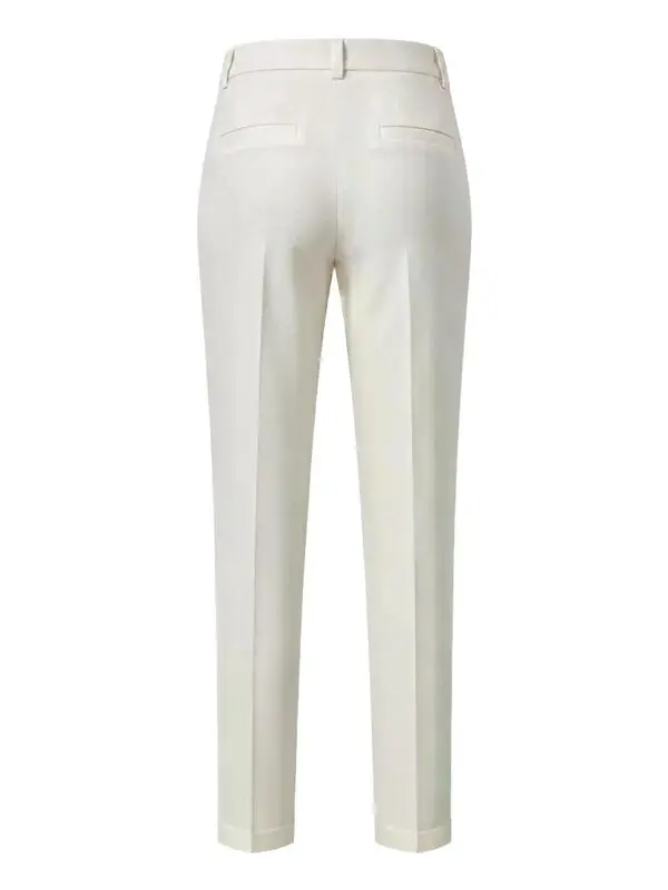 FRACOMINA Pressed-crease Slim-fit Trousers - Neutrals