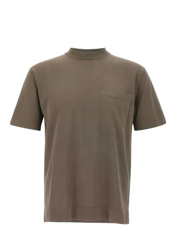 FILIPPO DE LAURENTIIS Chest-pocket T-shirt - Brown