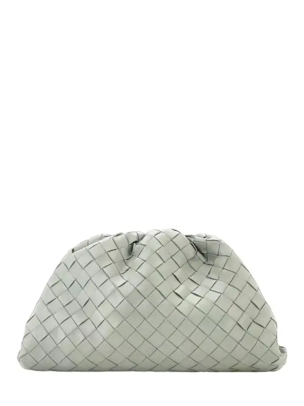 Bottega Veneta Intrecciato Nappa Cross Body Pouch - Green