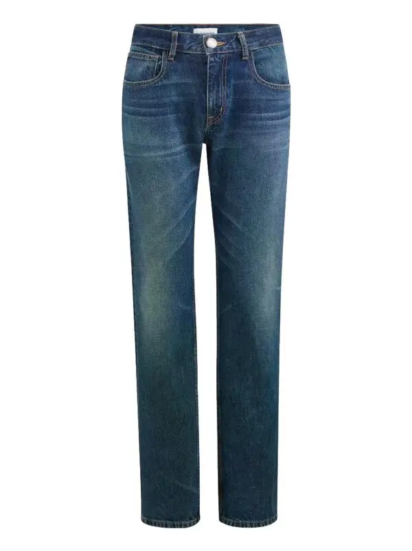 Brandon Maxwell Beau Straight-leg Jeans - Blue