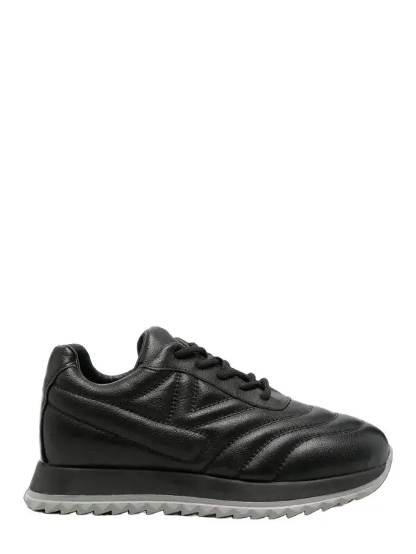 LINDA BAUMANN Lace-up Sneakers - Black