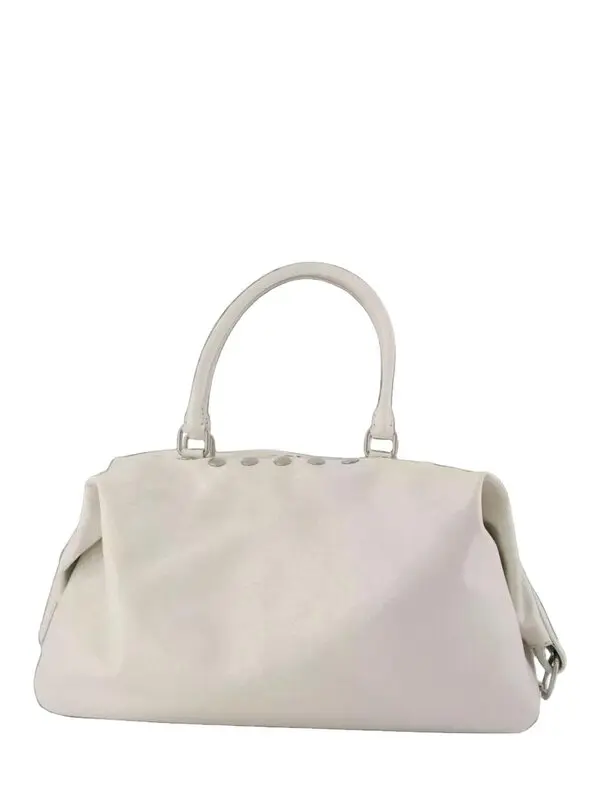 MARGESHERWOOD Studded Dumpling Handheld Clutch Bag - Neutrals