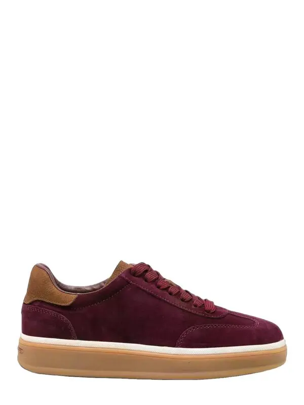 LINDA BAUMANN Lace-up Sneakers - Red