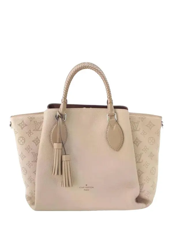 LOUIS VUITTON Monogram Mahina Haumea Satchel - Neutrals