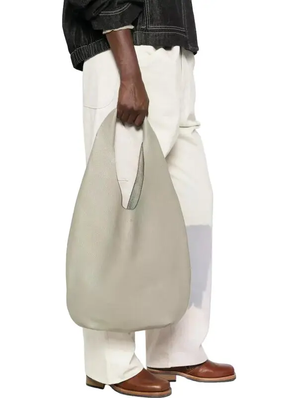A.p.c. Virginie Pebbled-leather Shoulder Bag - Green