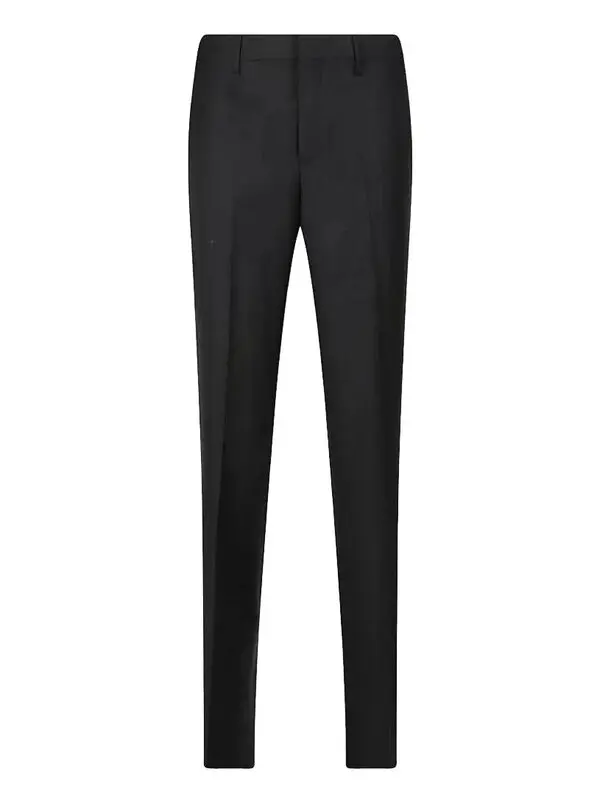 Tagliatore Pressed-crease Tailored Trousers - Black