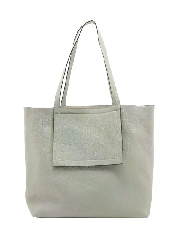 Hermès Taurillon Clemence Cabasellier 46 Tote Bag - Grey