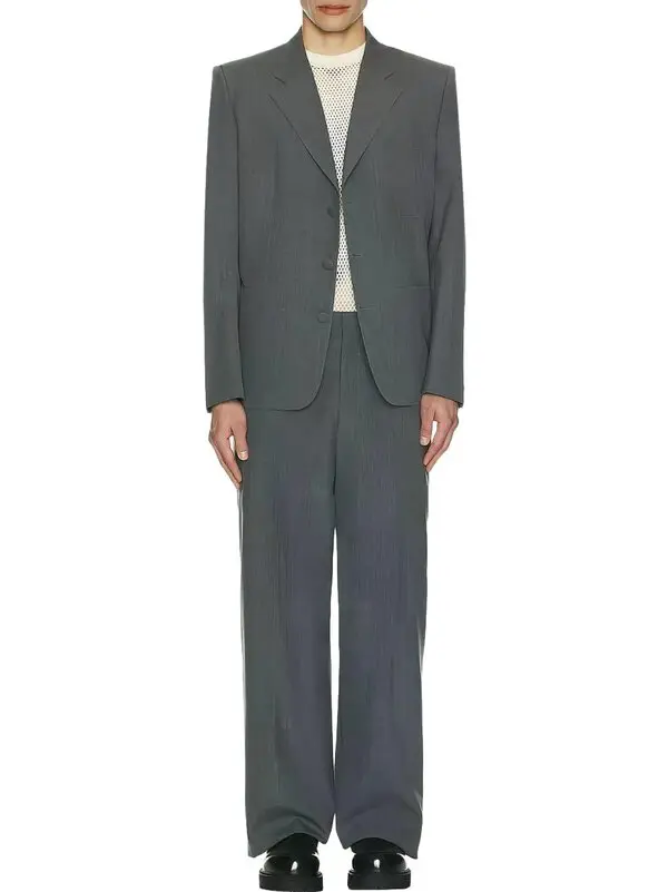 Givenchy Single-breasted Schoolboy Jacket - Grey