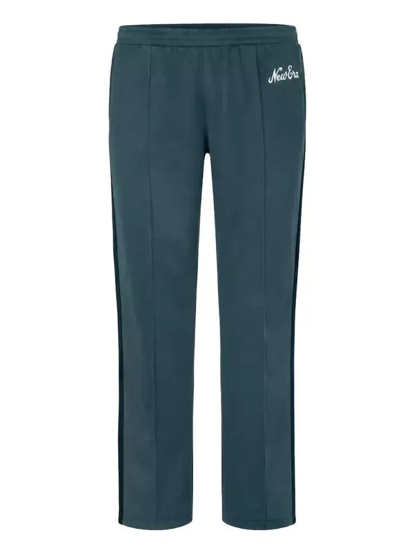New Era Logo-embroidered Side-stripe Track Pants - Green