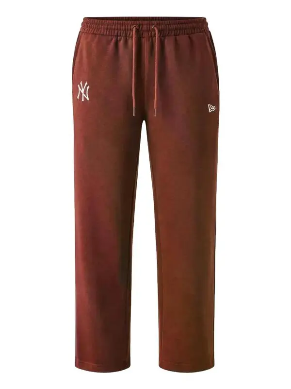 New Era New York Yankees Mlb Logo-embroidered Track Pants - Brown