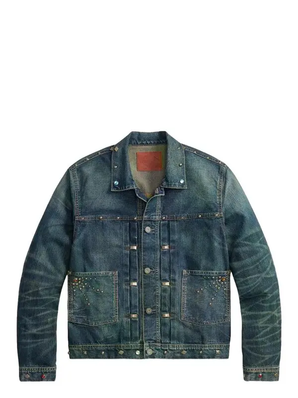 Ralph Lauren Embellished Denim Jacket - Blue